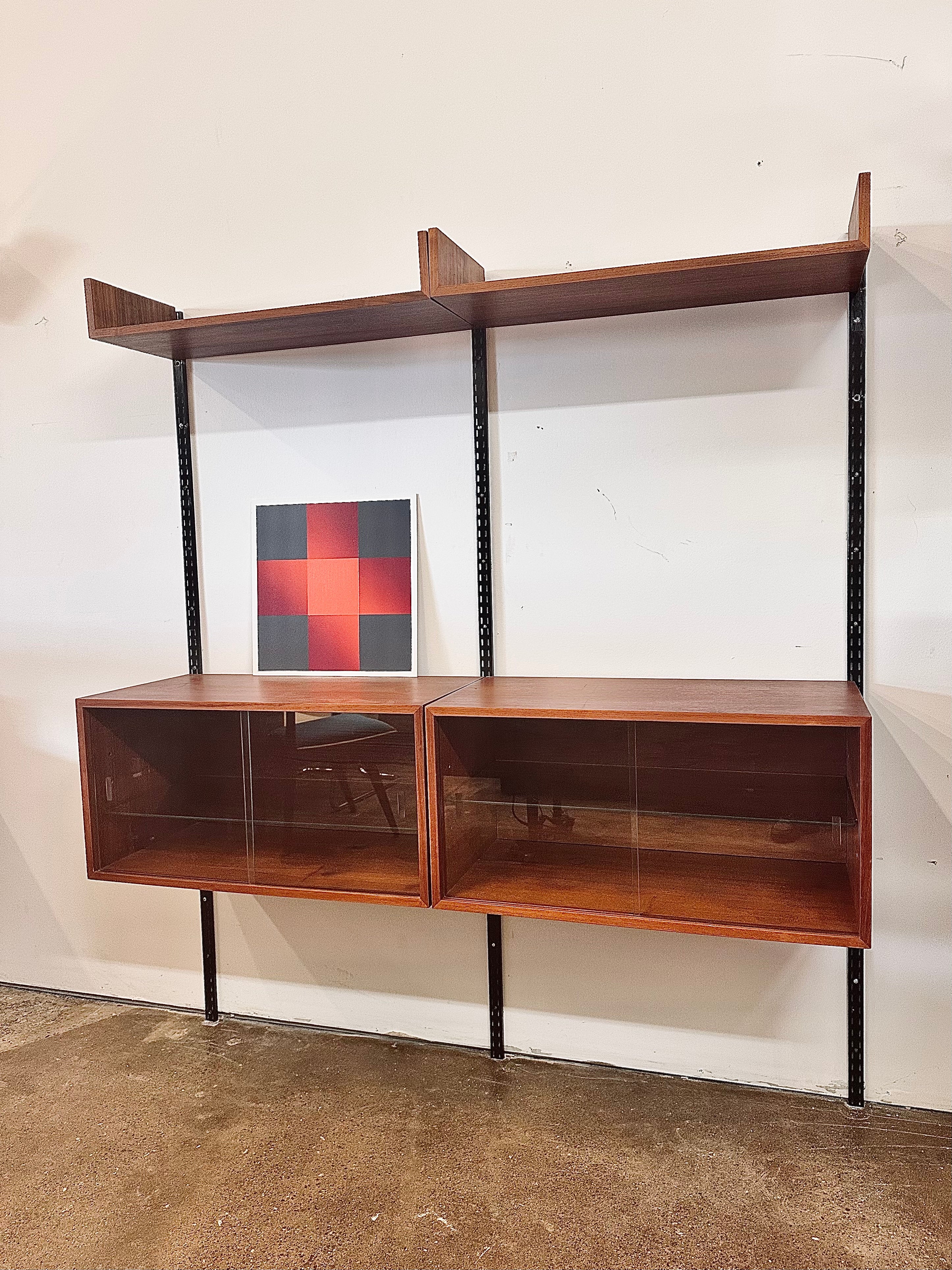 DANISH TEAK WALL MOUNT MODULAR WALL UNIT – MiMO Decor